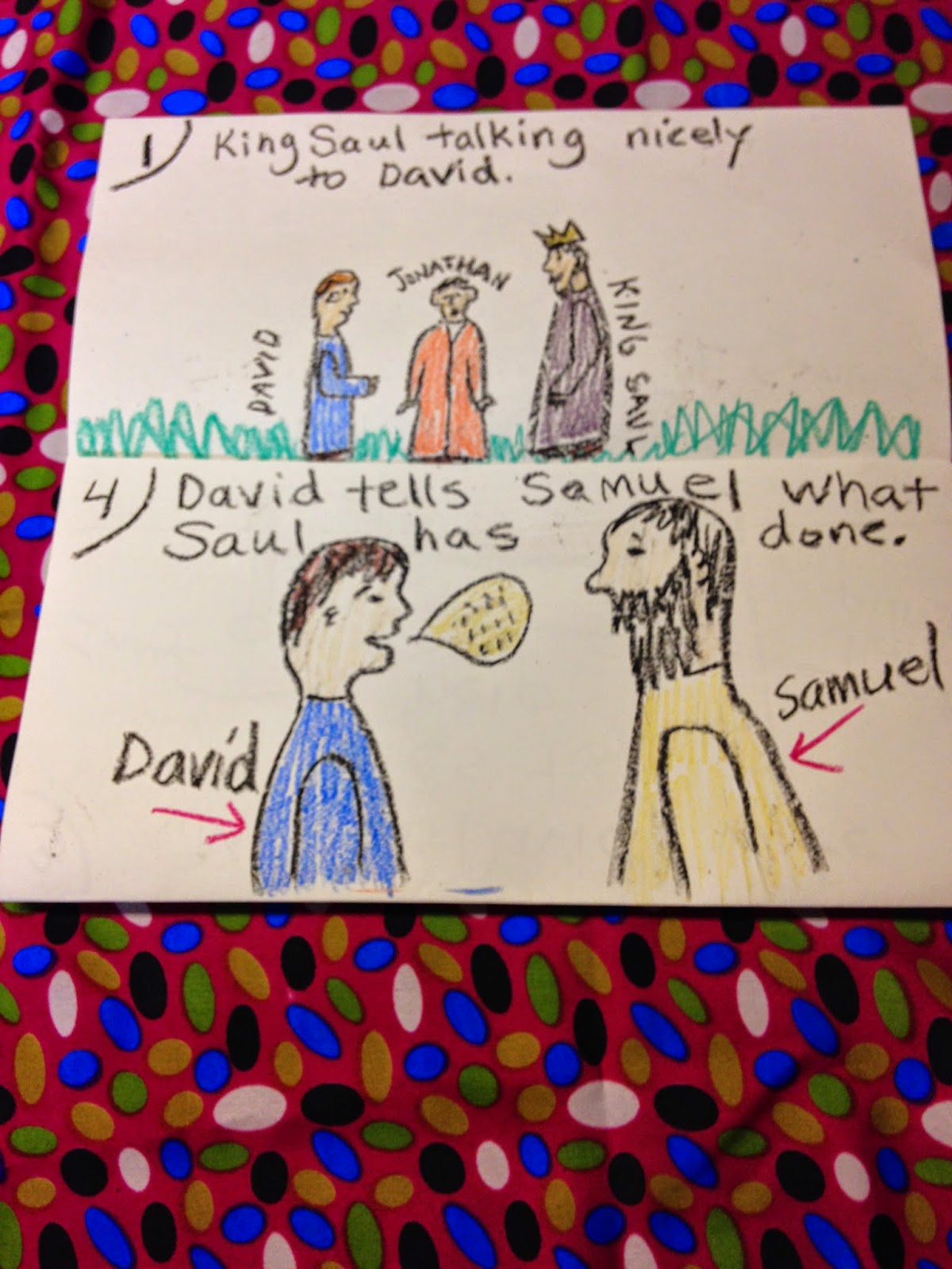 Children's Bible Lessons: Lesson - David Runs Away From King Saul