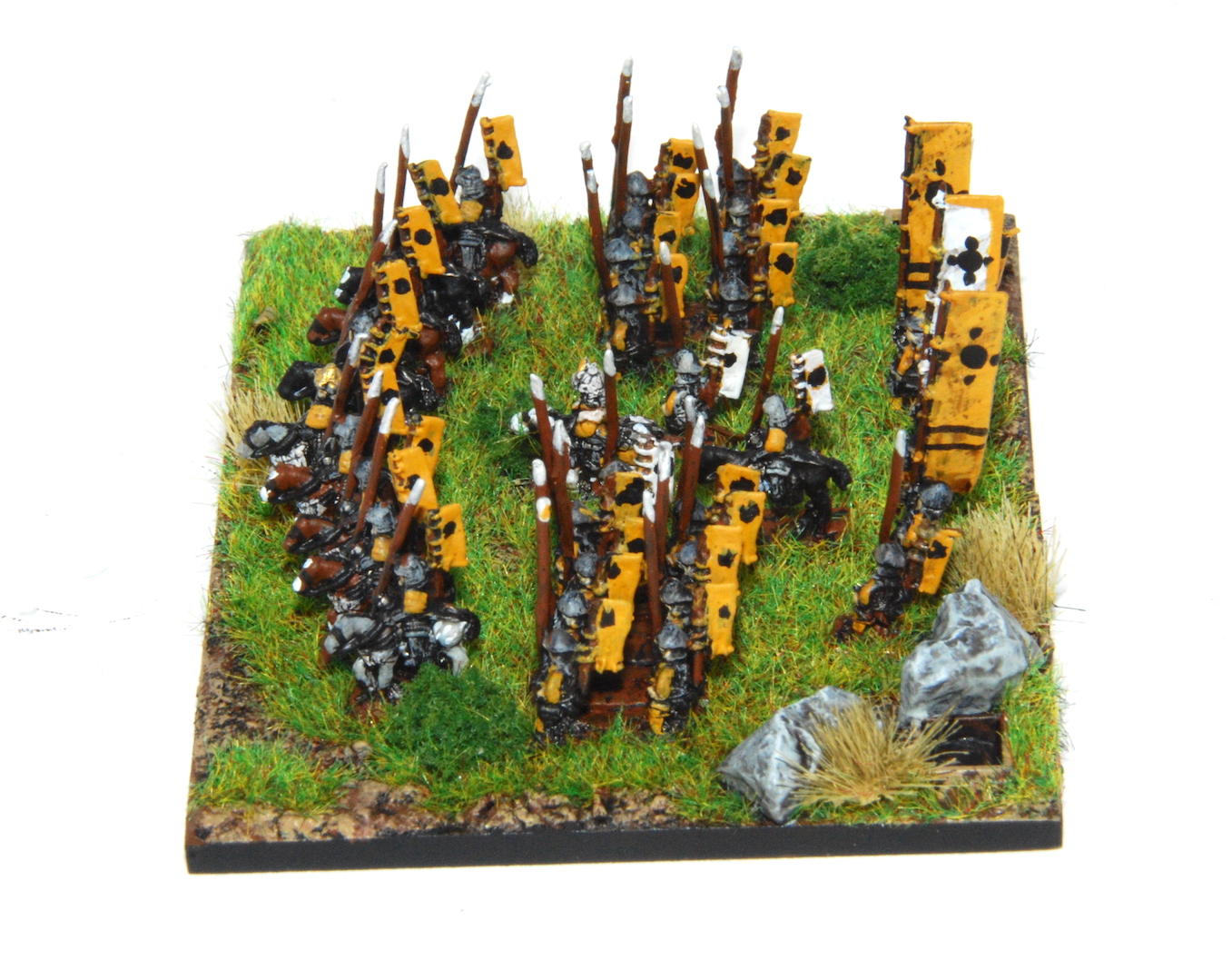 Lord Ashram's House of War: A fourth 6mm Baccus Samurai clan done!