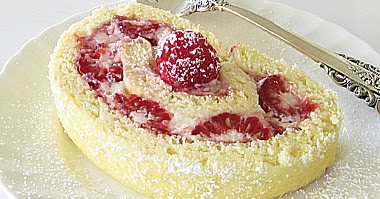 Delightful Repast: Raspberry Swiss Roll