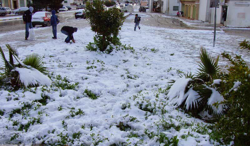 Snow years - albayda in Libya