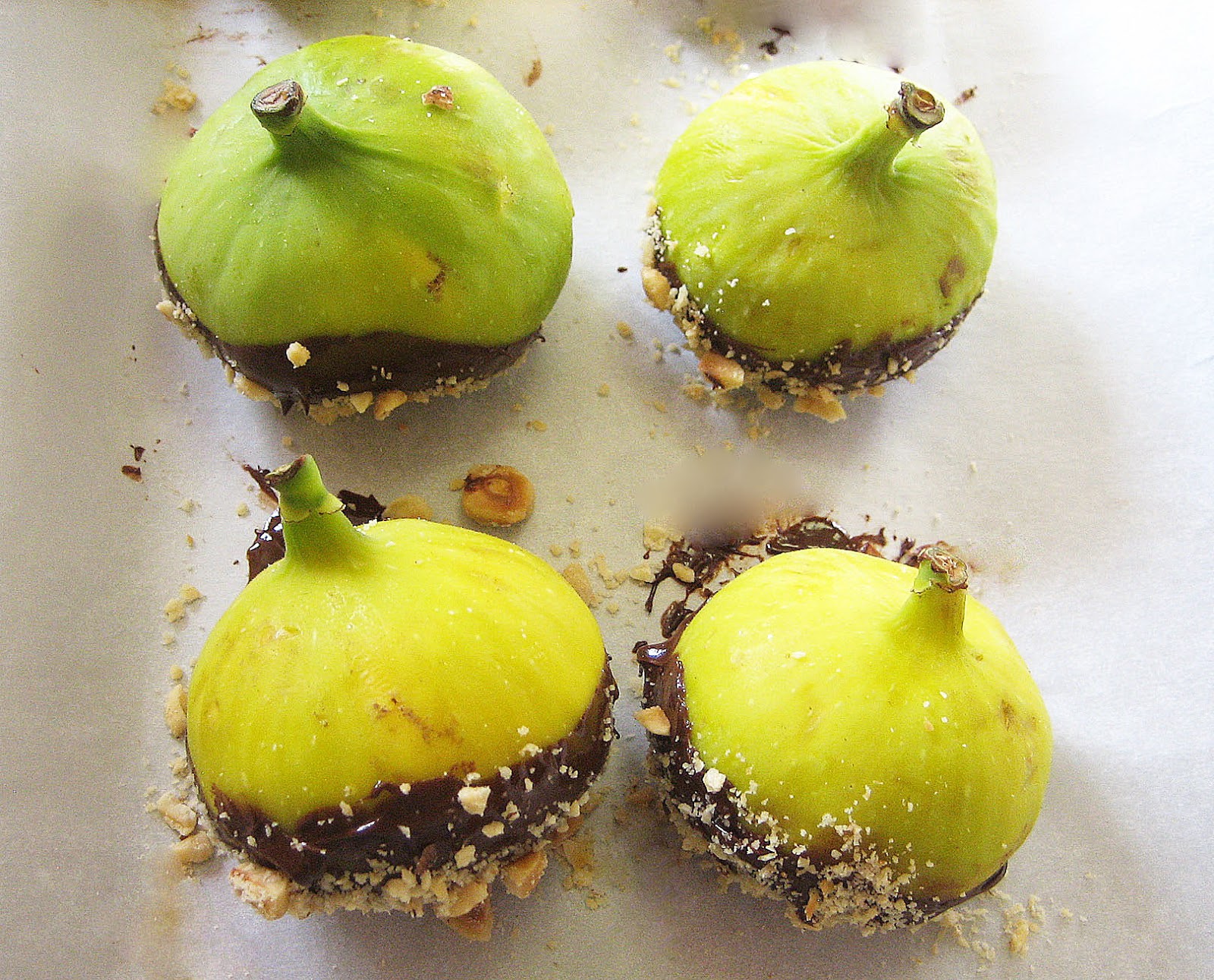 Lentil Breakdown: Chocolate-Dipped Calimyrna Figs with Hazelnuts