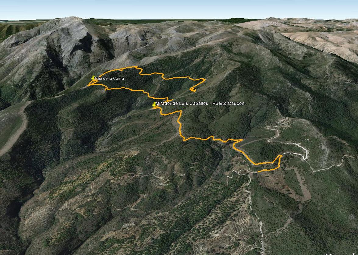 Wikiloc | Ruta Circular Tajo de la Caina por el Mirador de Luis ...