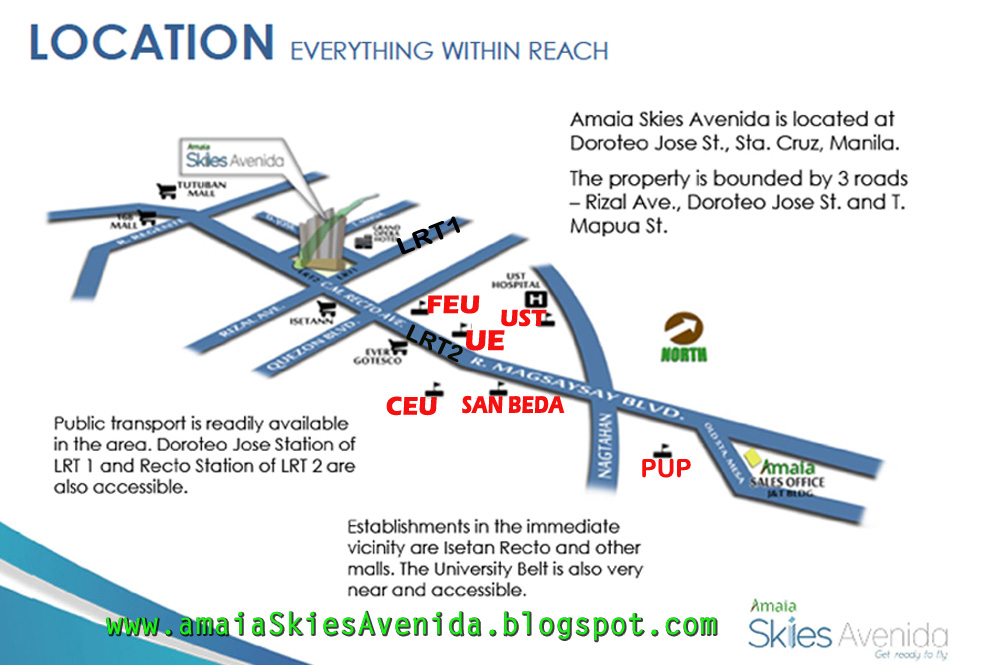 Amaia Skies Avenida: LOCATION MAP