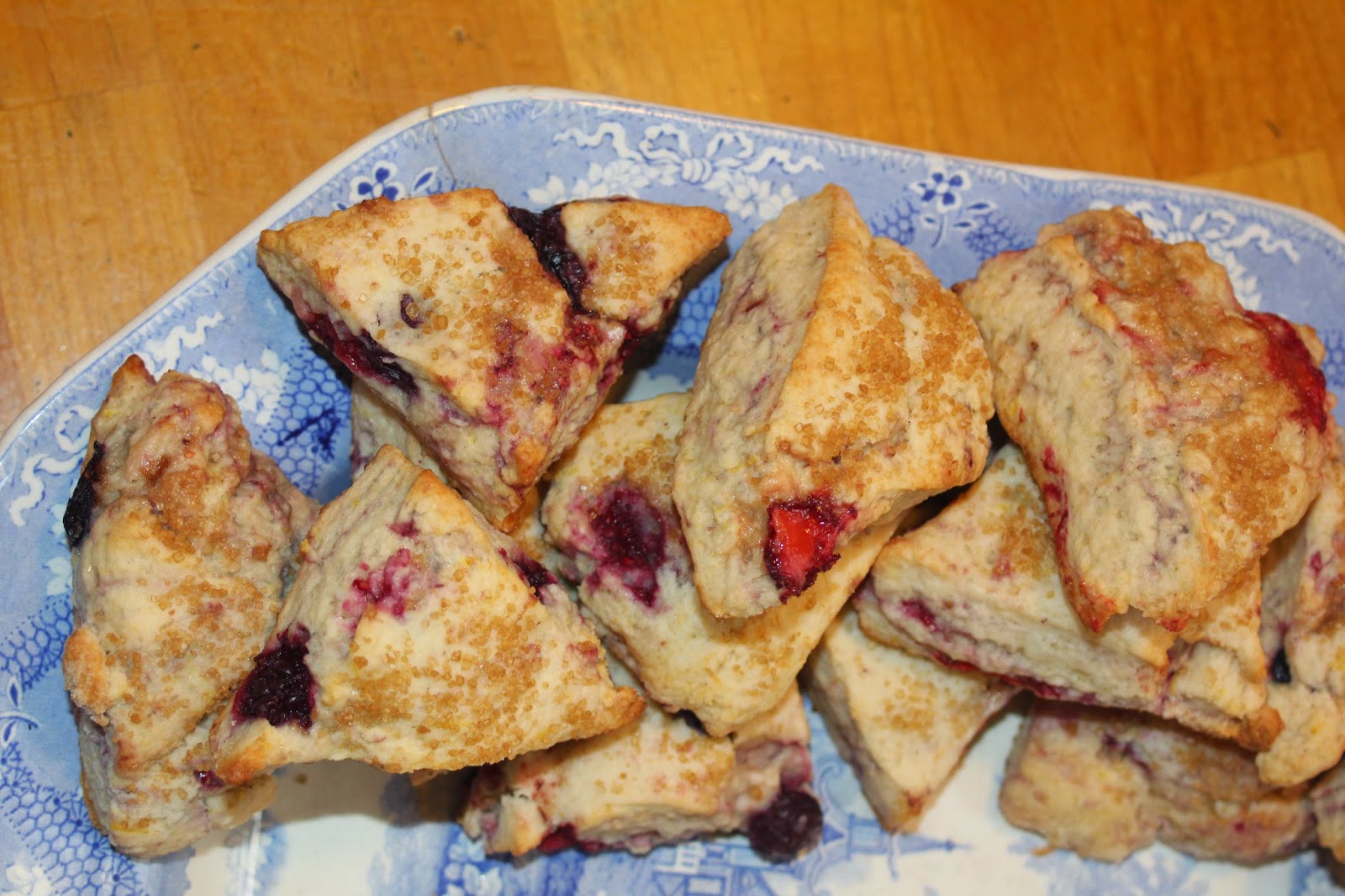 Julie Bakes: Mixed berry scones