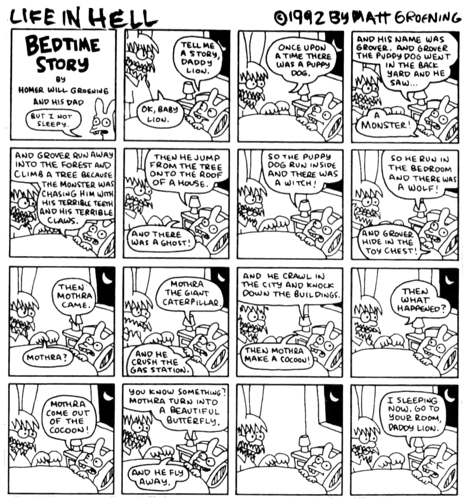 Bongo's Ultimate Life in Hell Archive : Life in Hell 1992 Archive