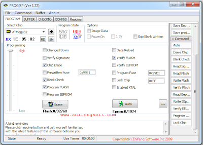 Cara Download Program (HEX) Menggunakan Software ProgISP | Robotics ...