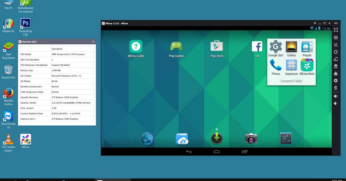 Emulator Android MEmu for Windows - 113 Easy Tech