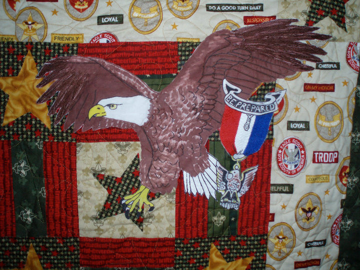 Care Bear Design: Eagle Boy Scout Quilt