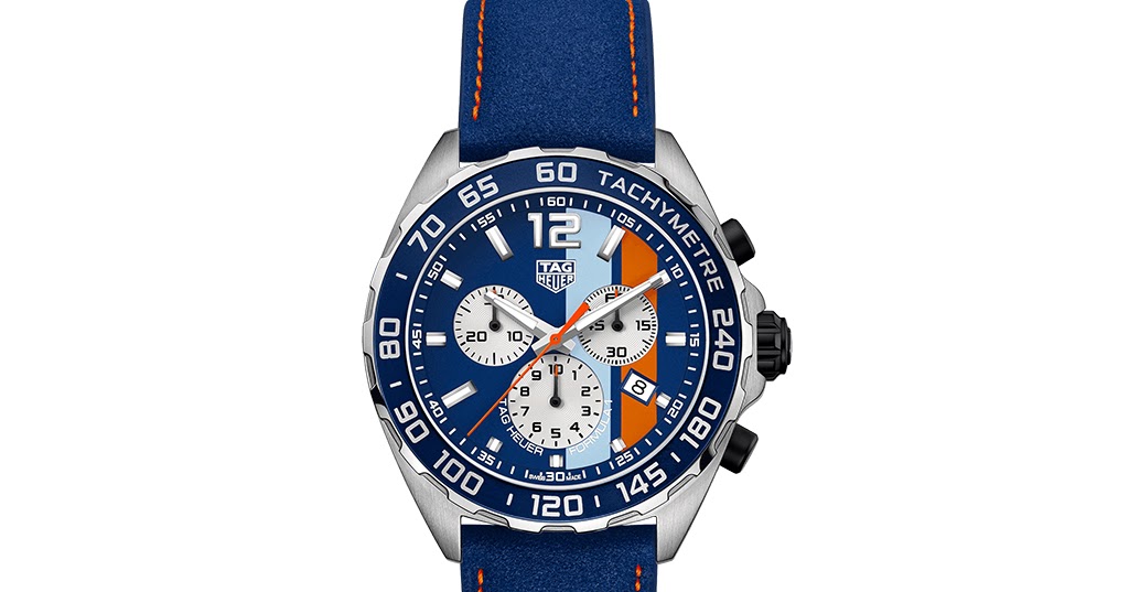 TAG HEUER ENTHUSIAST: ON THE WRIST: TAG Heuer Formula 1 Gulf Special ...