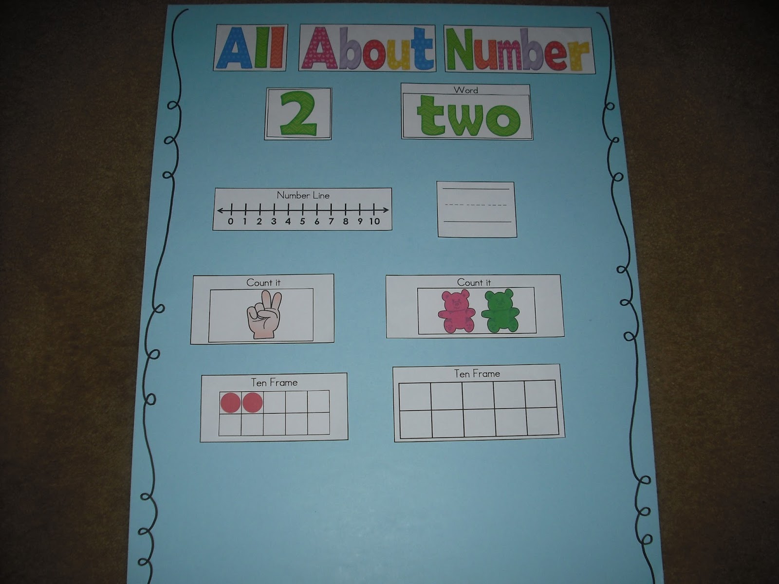 Sprinkles to Kindergarten!: Number Boards