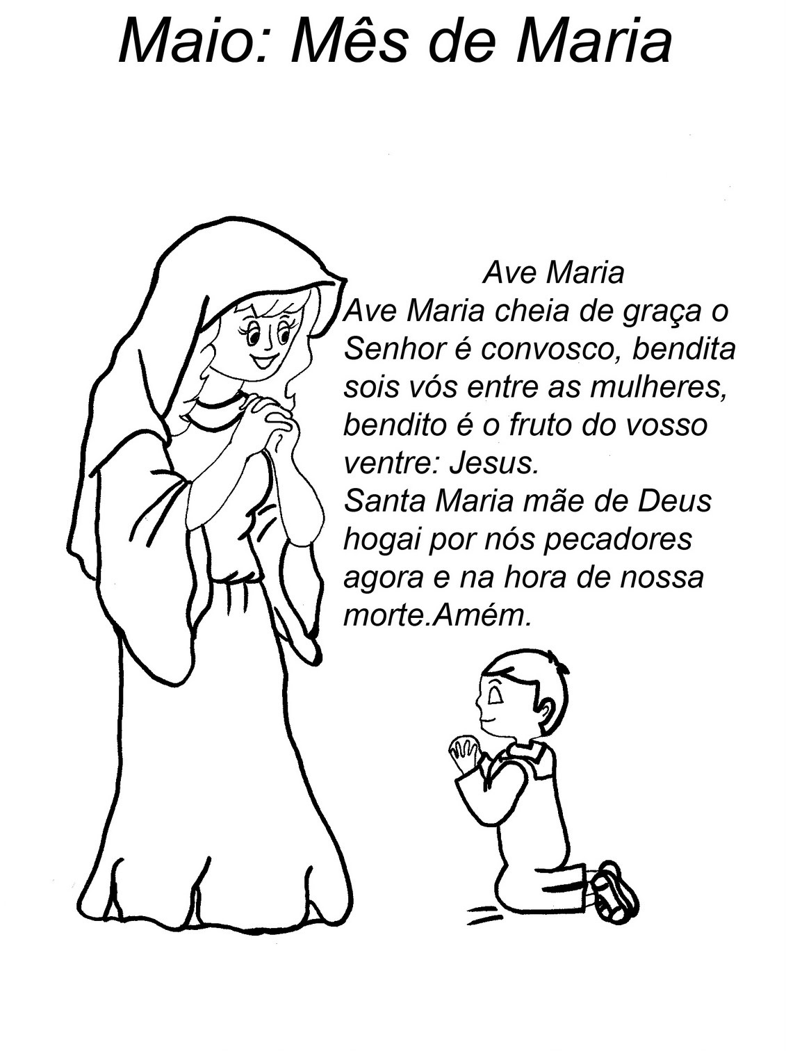 Maio, mês de Maria.