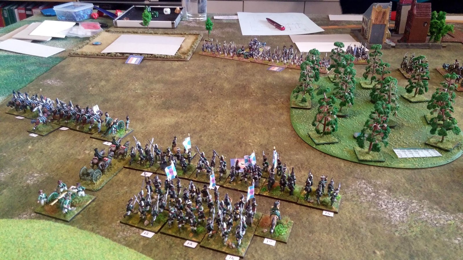 Sgt Steiner's Wargaming Blog: Napoleonic Principles Of War game played ...