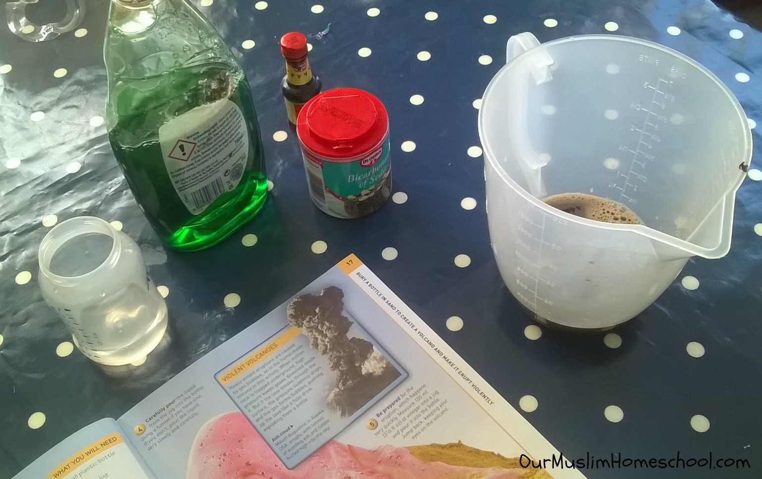 Awesome Volcano Experiment for Kids - Muslim Homeschooling Resources