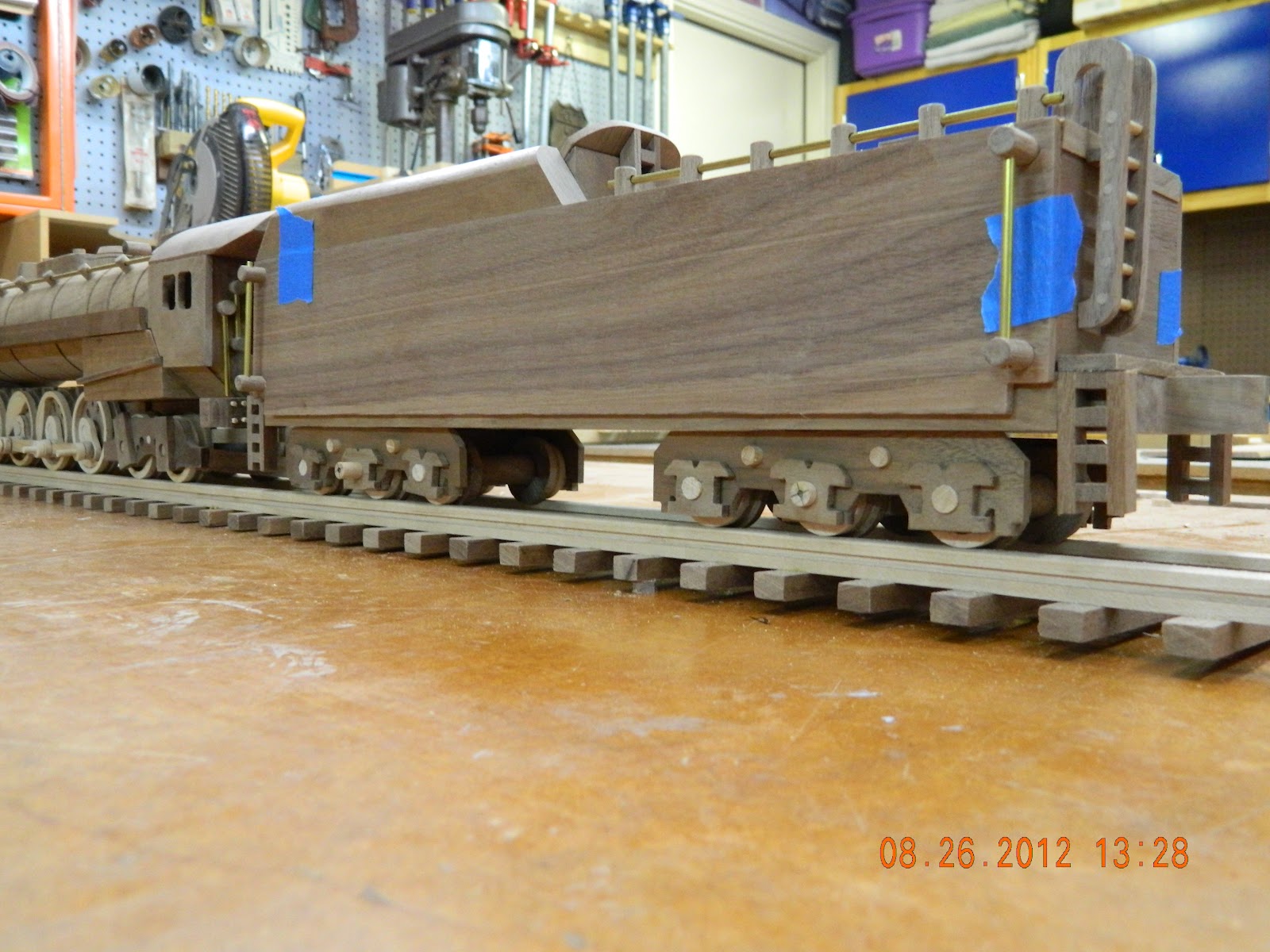 Johnson's Woodworks: 1949 Reading Steam Freight Train Scale Model
