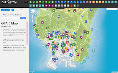 GTA 5 Map - Mapa completo de Los Santos | Matheus Produções