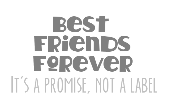 Graphic Groupies: BFF WORD ART