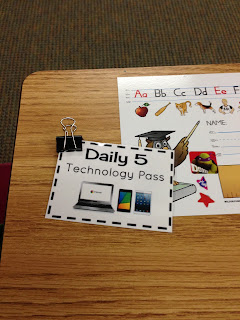Daily Five Technology: Daily 5 Technology Pass