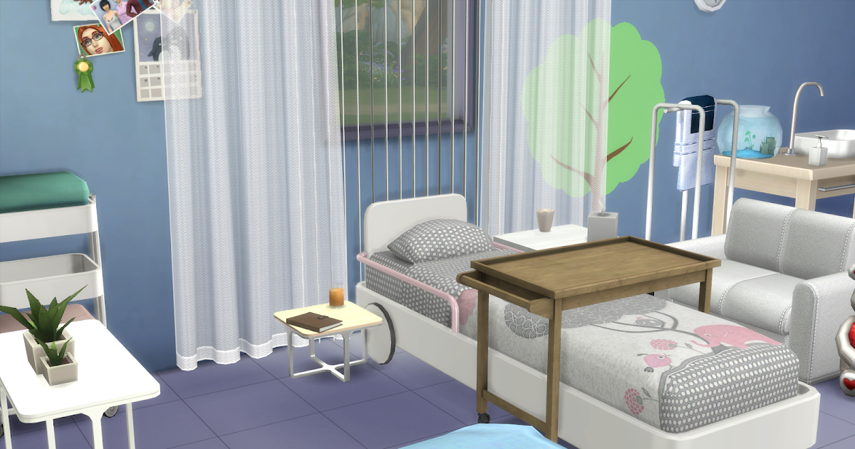 Sims 4 Stuff by Linnypig: Sims 4 Hospital Room