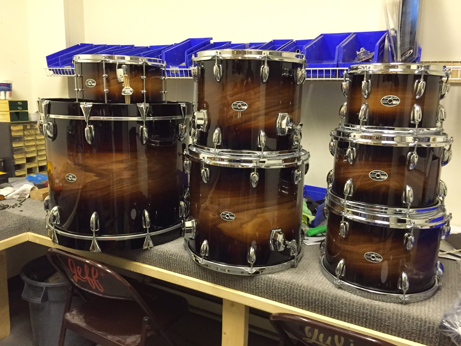 New Stone Custom Drum kit with American Classic 3-ply shells - Drum ...