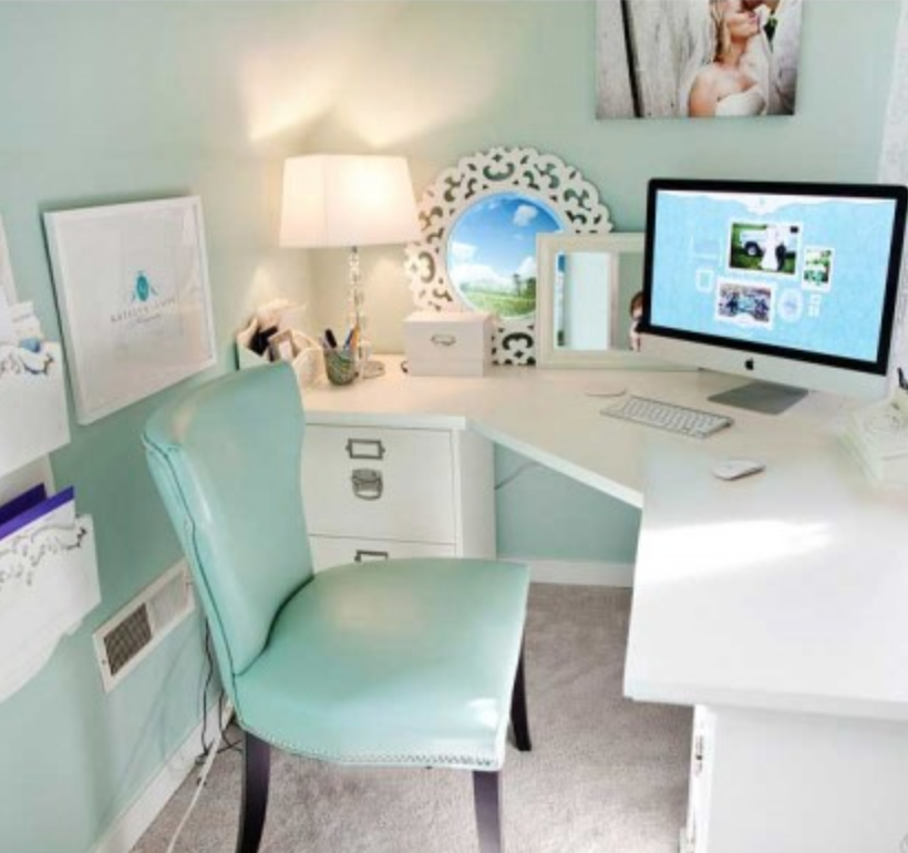 Delight in the Sunlight: Pastel Home Office