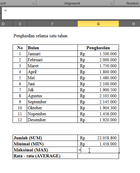 function basic in excel ( perintah dasar di microsoft excel ) ~ MyCADBlogs