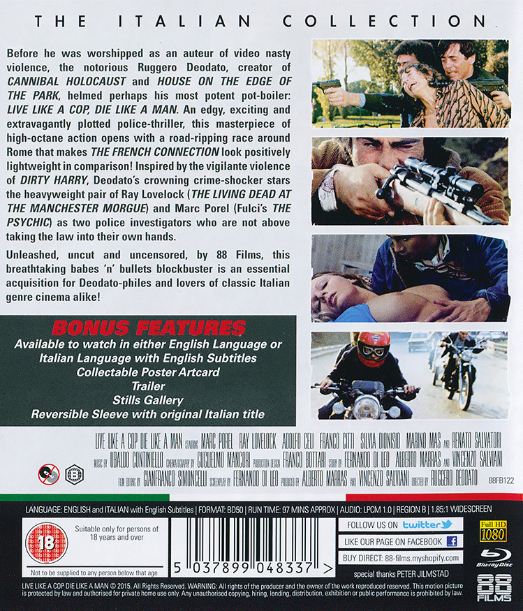 blu-ray and dvd covers: 88 FILMS ITALIAN COLLECTION UK BLU RAY: #1 ...