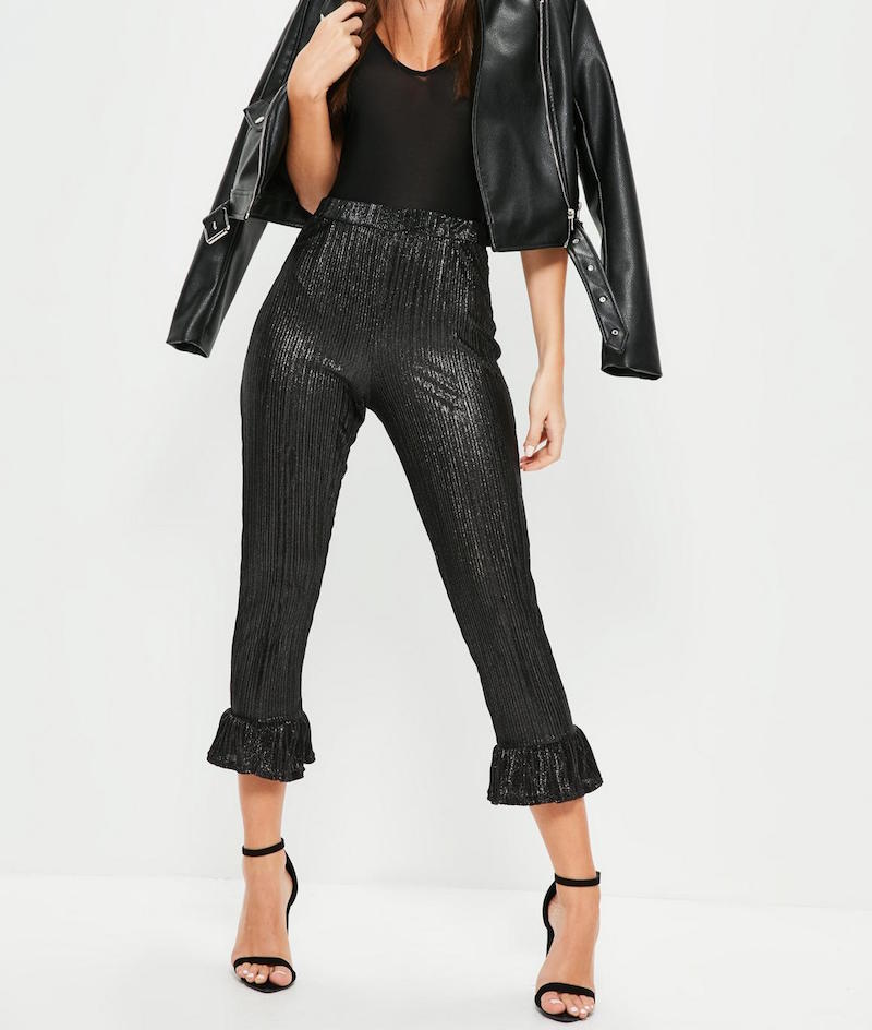 DIY INSPIRATION FRILL / RUFFLE HEM PANTS | Mystylediaryy