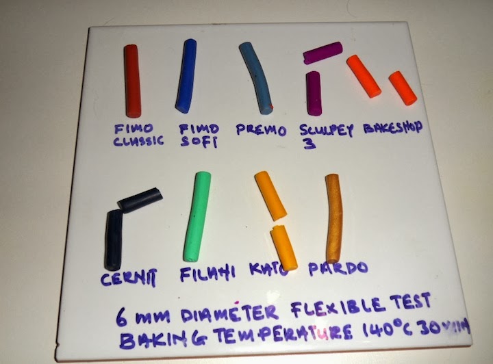 Garie's Polymer Clay Shop: Testing Polymer Clay Flexibility at 6.0 mm ...