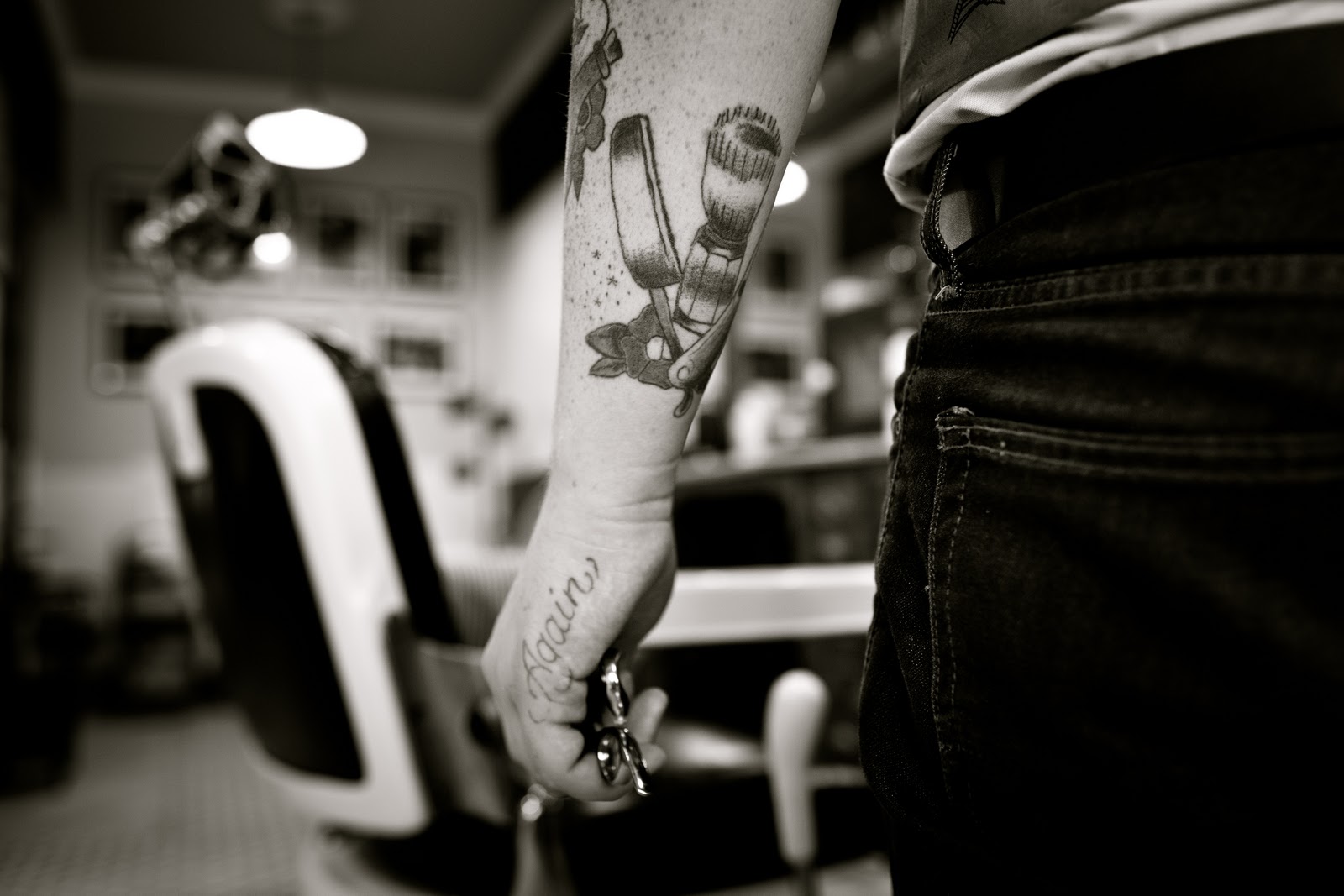 Observe and Remark.: SHINY PLACE: NEIGHBORHOOD CUT AND SHAVE, NYC