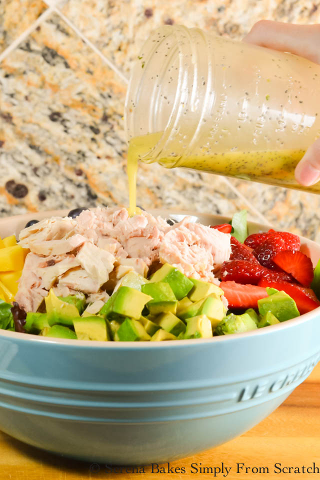 Tuna Berry Mango Avocado Salad | Serena Bakes Simply From Scratch