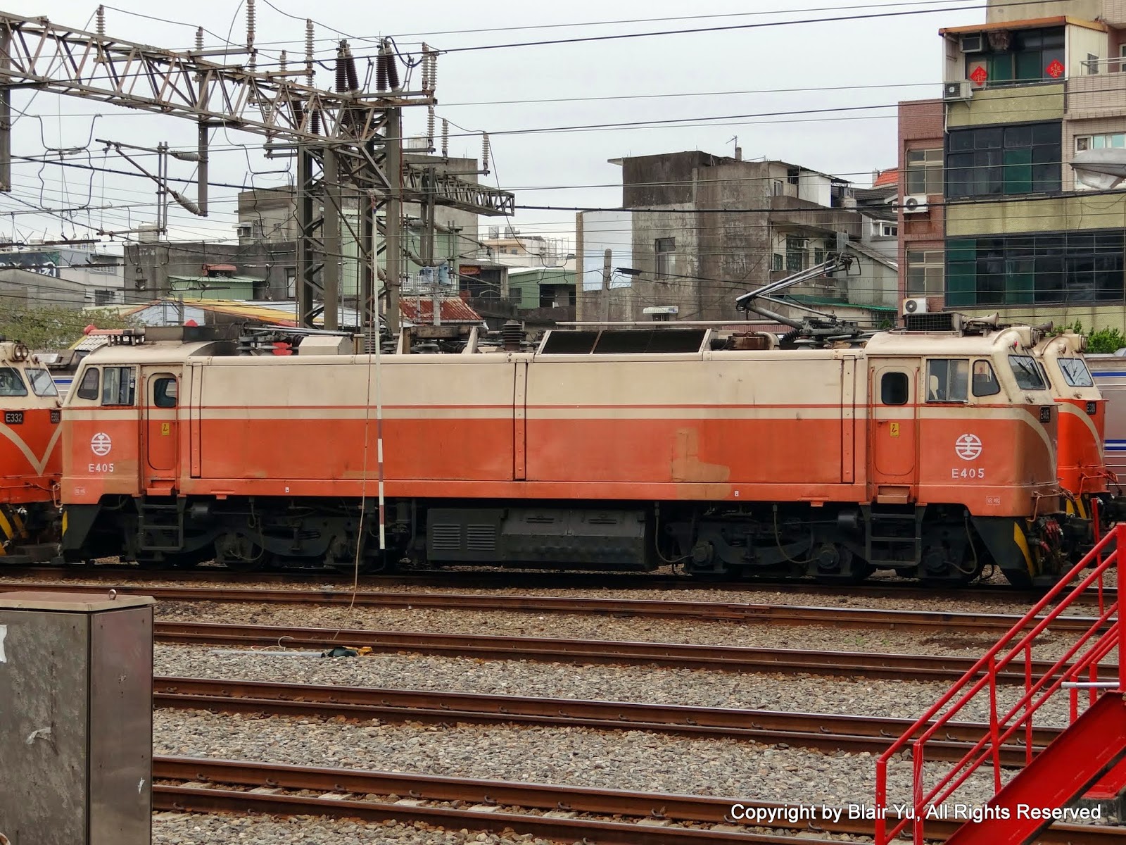 Blair's 鐵道攝影: E405電力機車 / TRA E405 Electric locomotive