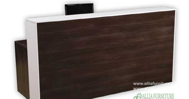 Meja resepsionis loby minimalis havana - Allia Furniture