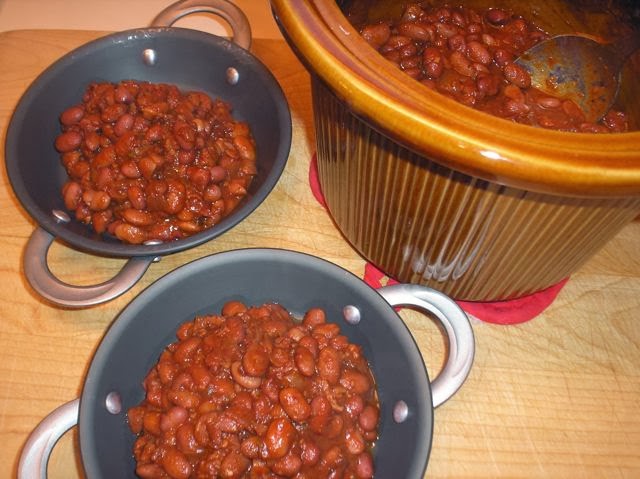 The Briny Lemon: Slow-Cooker Cowboy Beans with Bacon