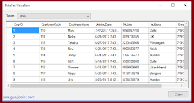 Guruji Point - Code You Want To Write: Convert DataSet To List Or GenericList Using LINQ - C#