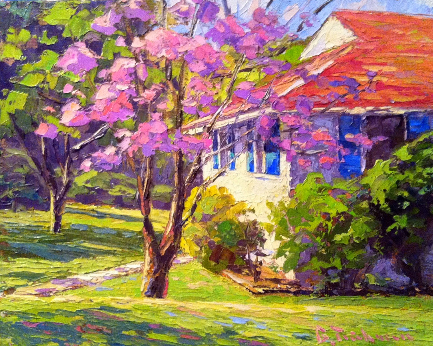 A Painter's Journey: TOWN AND COUNTRY: "UPPER EAST SIDE SPRING", AND ...