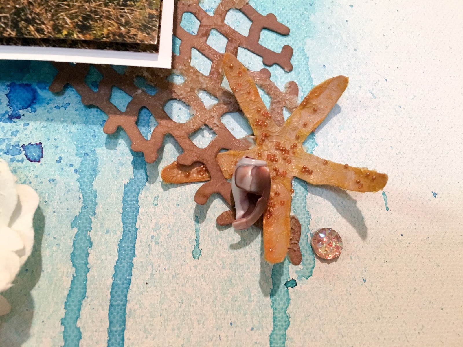 Deep & Dark Blue Ocean: A Mixed Media Canvas - This Bittersweet Life