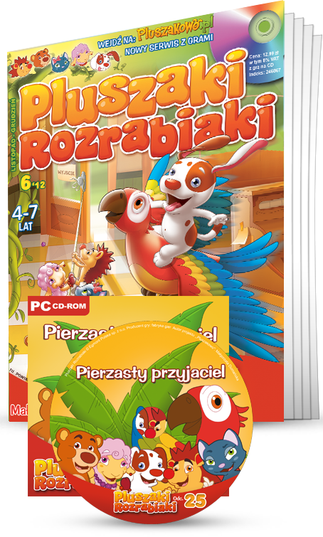 Pluszaki Rozrabiaki - ilustracja okładkowa, ilustracje,elementy graficzne