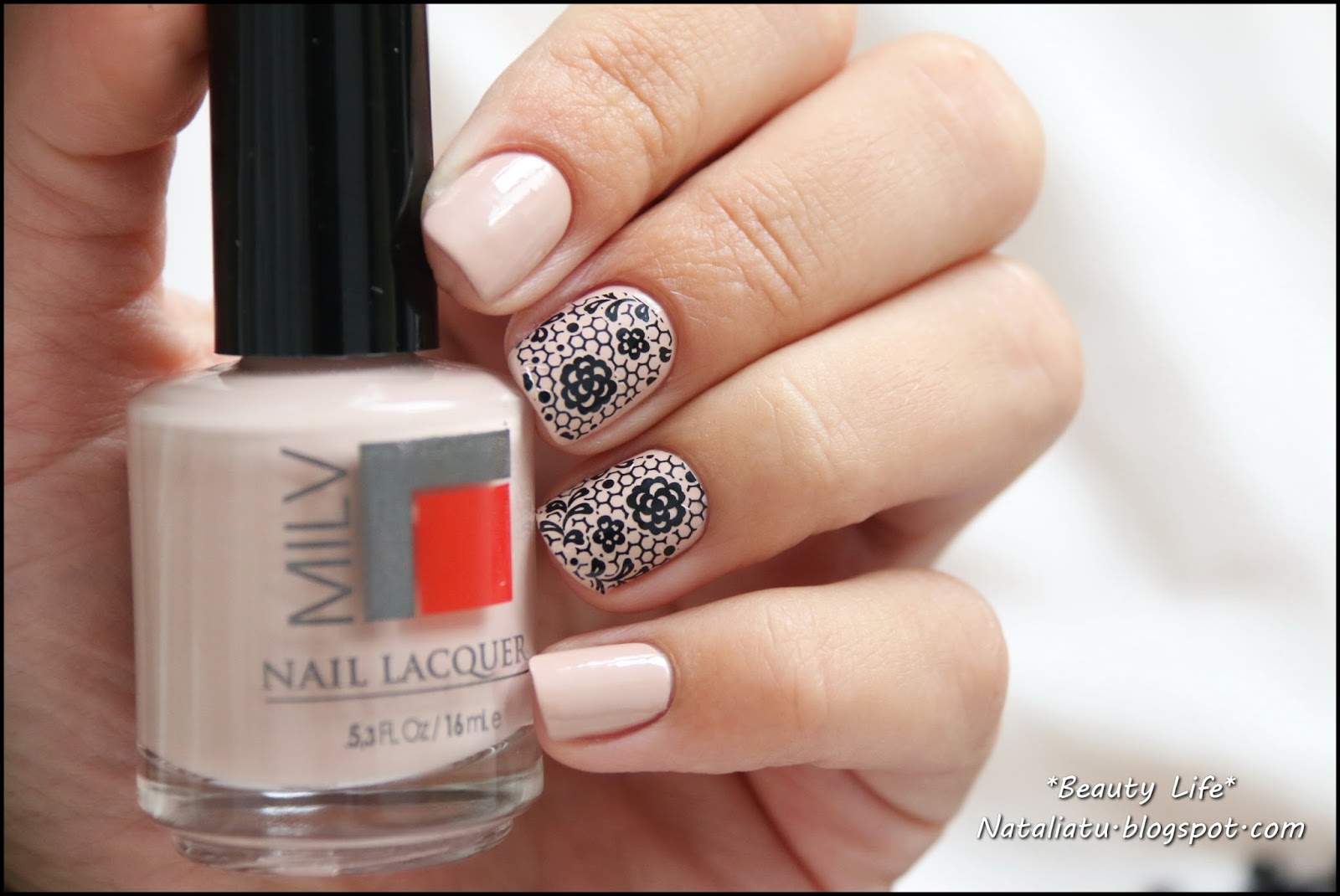 Beauty Life: Milv Nail Lacquer №63 + Слайдер-дизайн S131