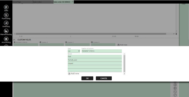 Custom Fields Drop Down List Erpag