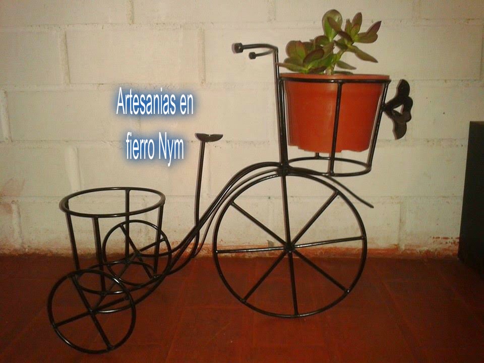 Artesanias en fierro: novedosos y hermosos modelos de porta maceteros