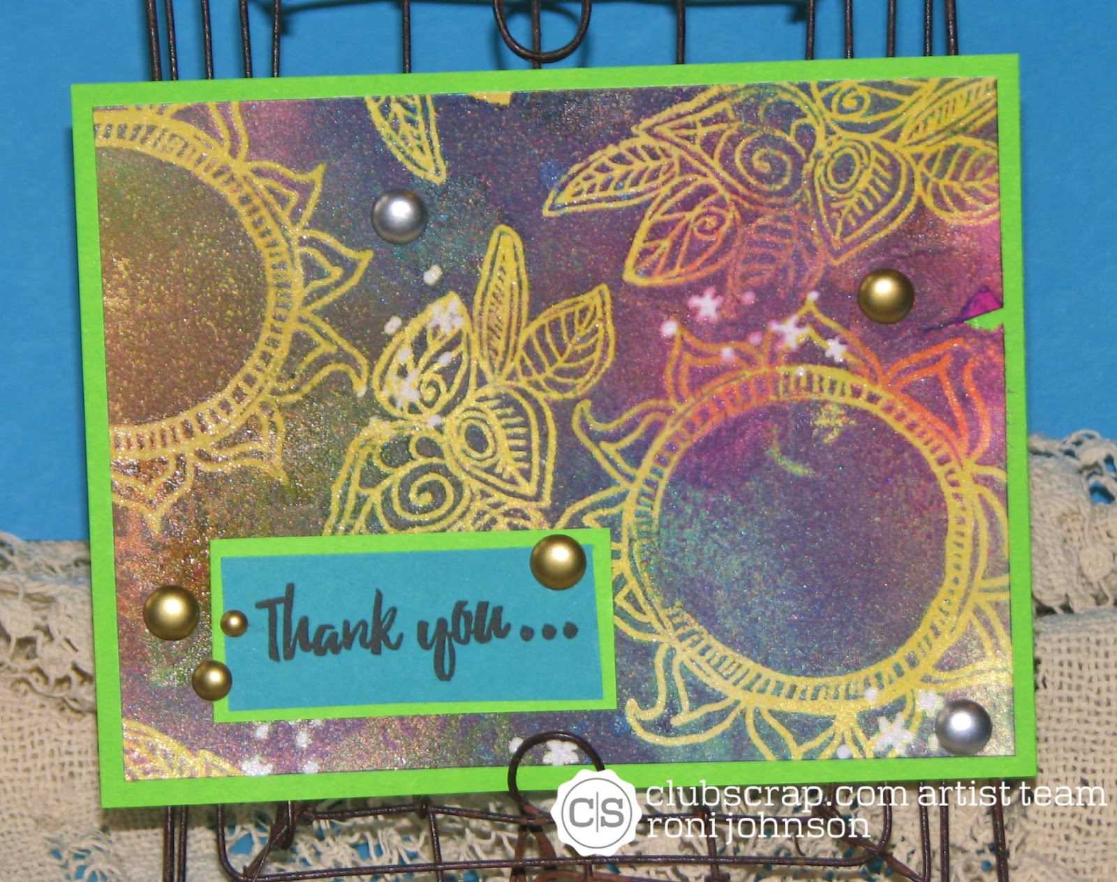 Ink Stains: Faux Batik