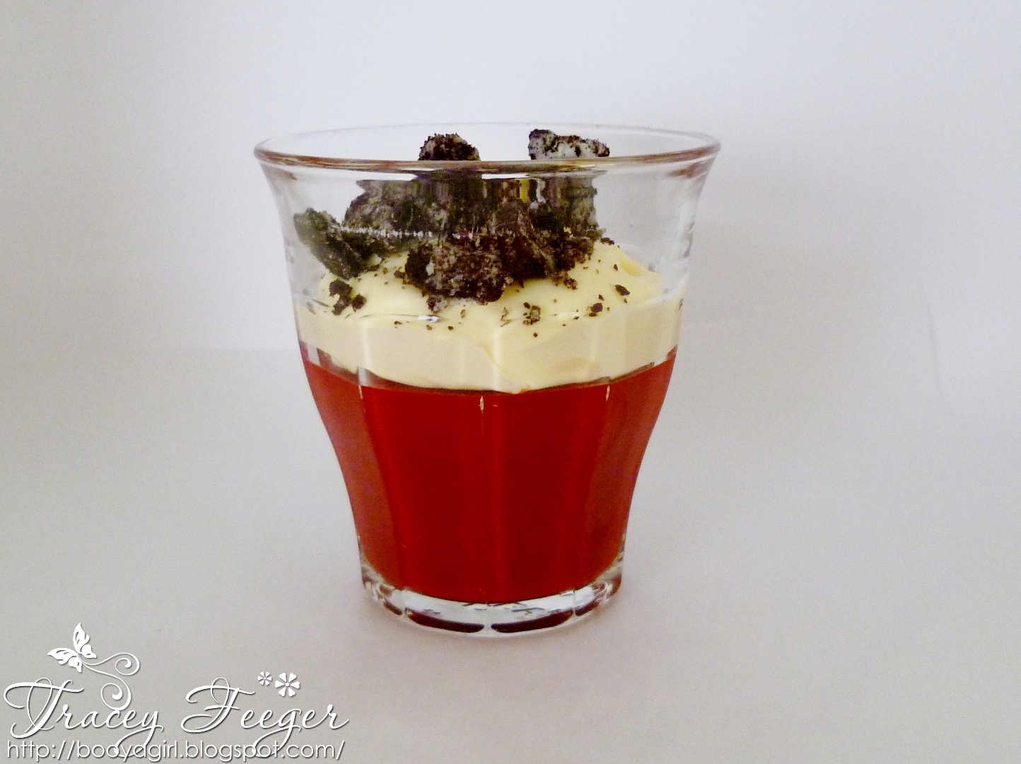 Tracey Feeger: Red Velvet Pudding with Cream cheese