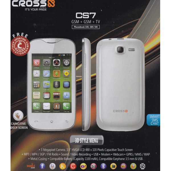 Harga Hp Cross CS7 Bulan Juni 2013 | Daftar Harga