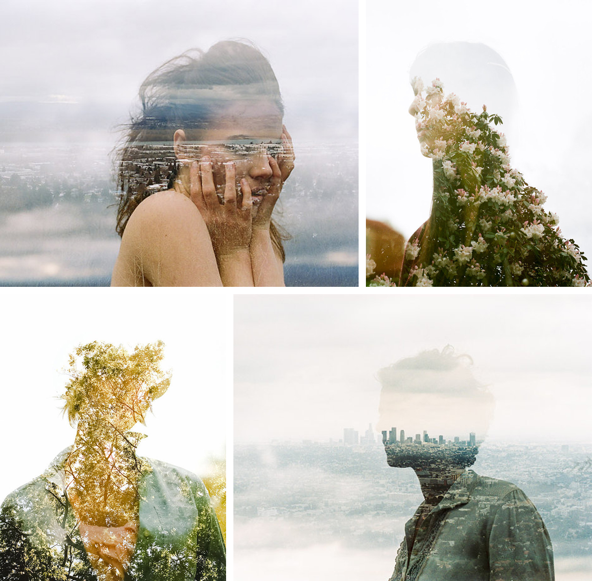 everywhere art: Photography Trend: Double Exposure Portraits