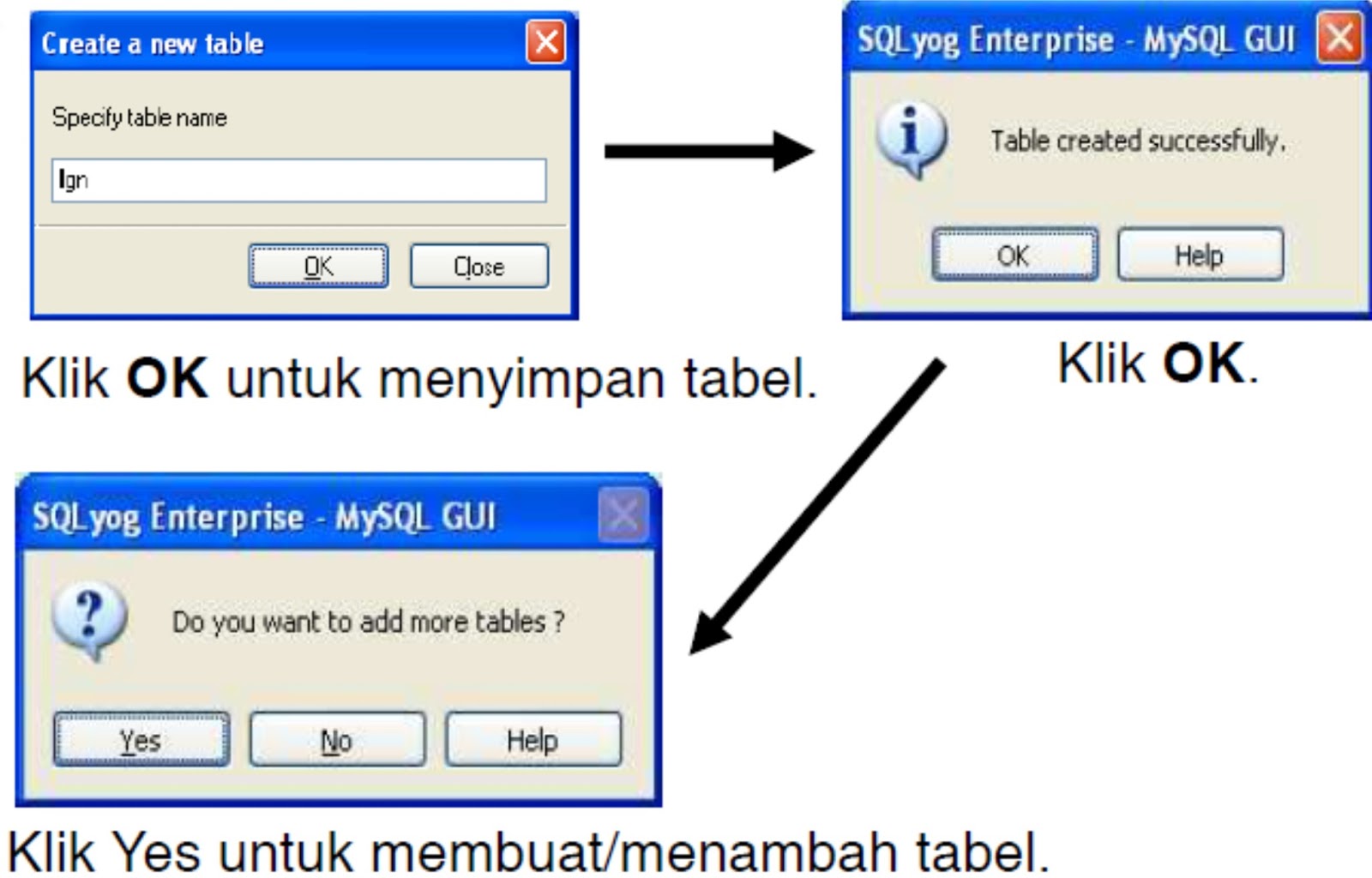 Implementasi Basis Data Menggunakan SQLYog (MySQL GUI) ~ Information Technology