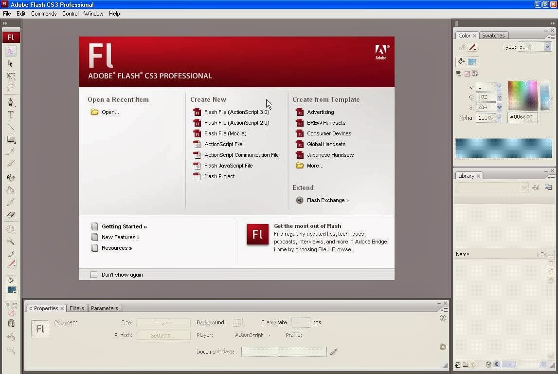 การทำอนิเมชั่น: การสร้าง Animation ด้วยโปรแกรม Adobe Flash CS3