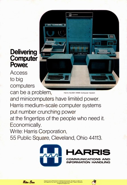 Rétro Scan: Harris computer (1975)