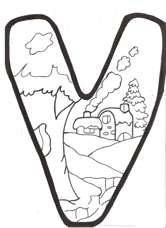 Dibujos para todo: Letras del invierno