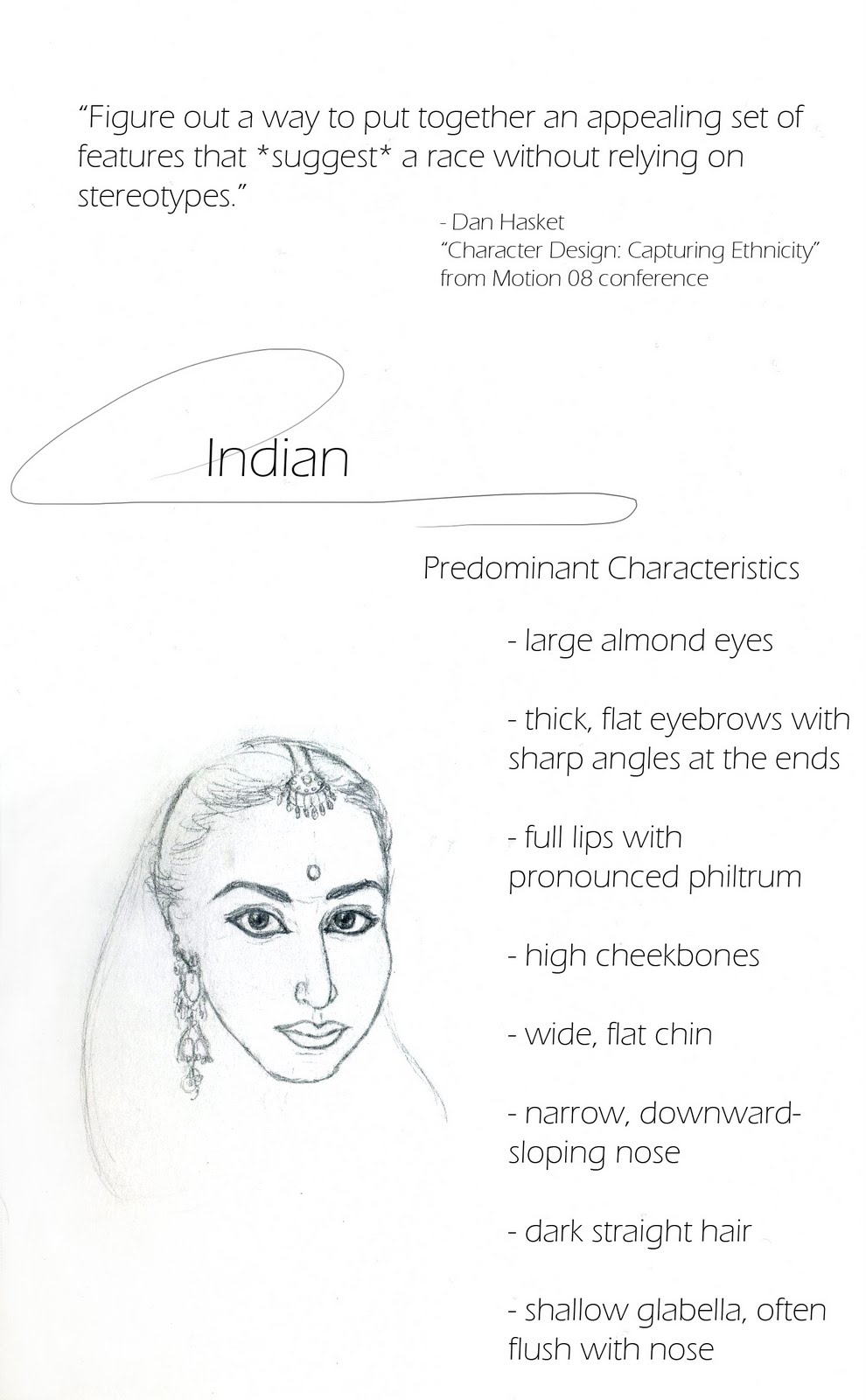 Noodle's Doodles: Drawing Ethnicity Part 1: Indian