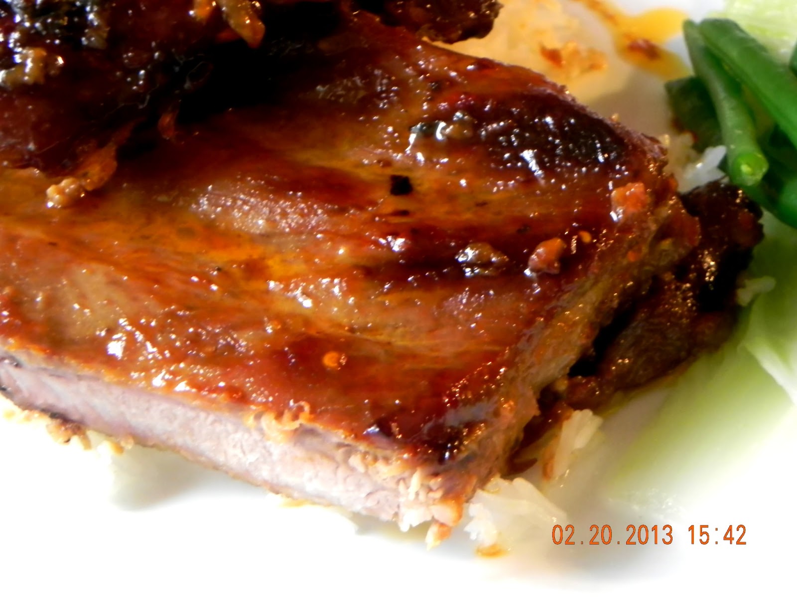 beyond foods: HONEY MUSTARD PORK RIBS
